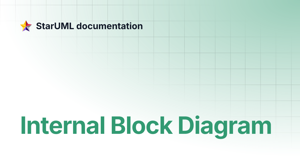 Internal Block Diagram | StarUML documentation