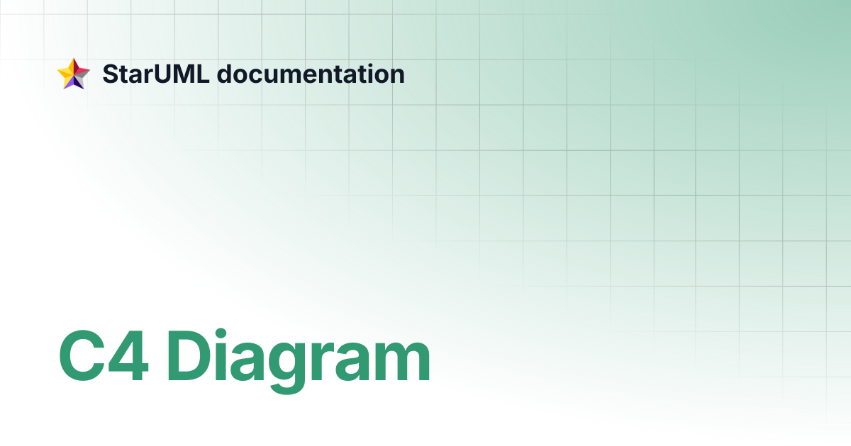 C4 Diagram | StarUML documentation