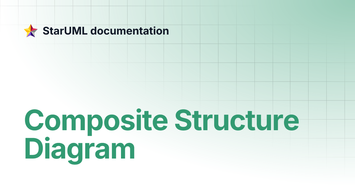 Composite Structure Diagram | StarUML documentation