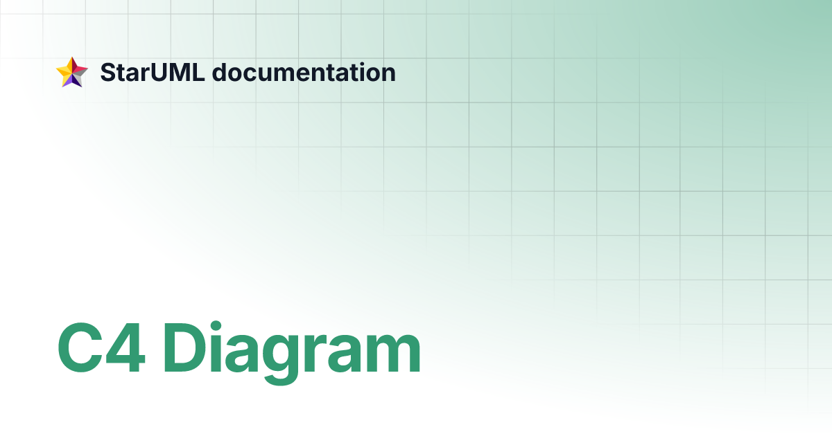 C4 Diagram | StarUML documentation